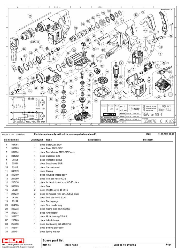Te 6-S | Download Free PDF | Gear | Tools