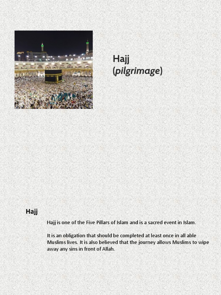 4. Hajj | PDF | Hajj | Semitic Words And Phrases