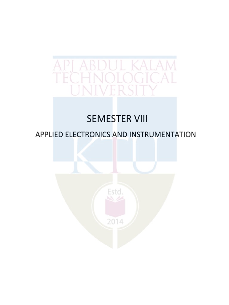Applied Electronics and Instrumentation | Download Free PDF | Cmos ...