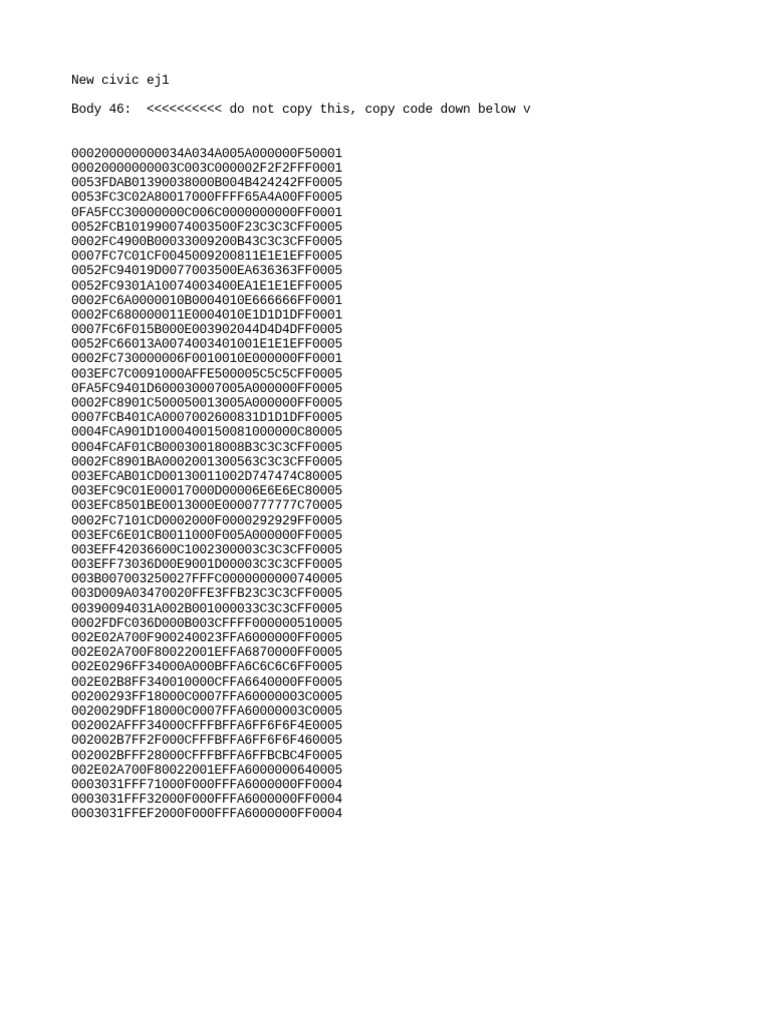 Honda Civic EJ1 Replica | PDF | Honda | Private Transport