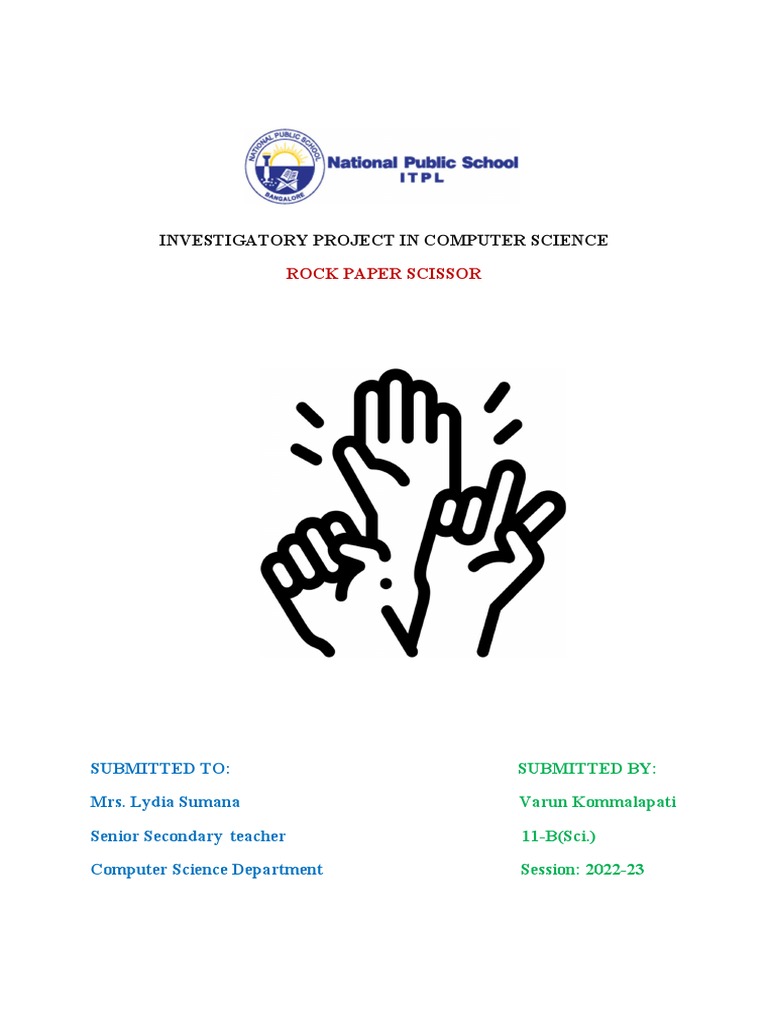 Cs Project | PDF | Computer Program | Programming