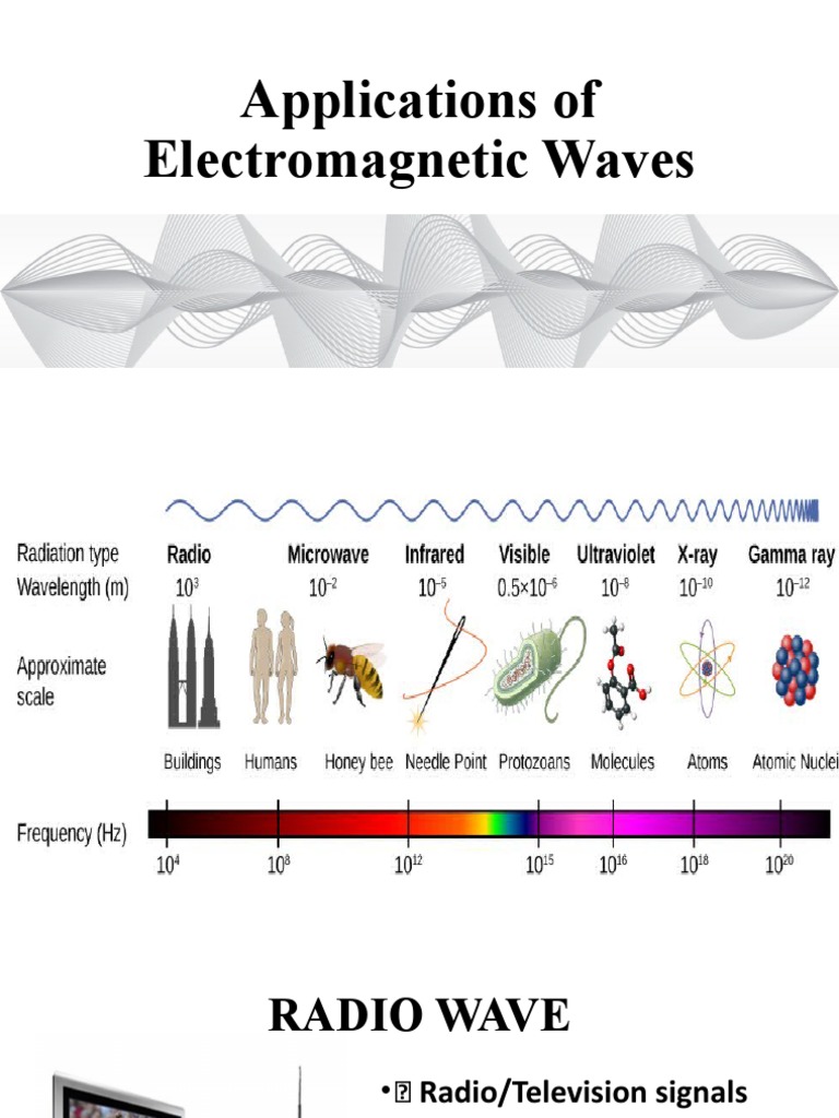 Applications of Electromagnetic Waves | PDF | Infrared | Radio