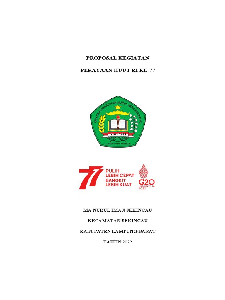 67.contoh Proposal 17 Agustus Lengkap Dengan Biaya Dan Download File ...