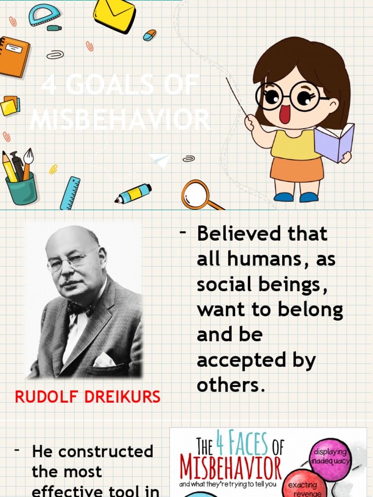 4 Goals of Misbehavior | PDF | Self Esteem | Revenge