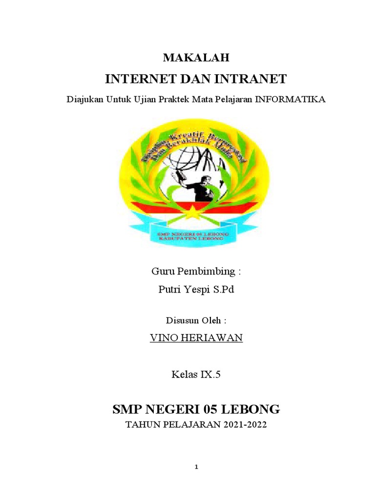 Internet vs Intranet: Definisi dan Sejarah | PDF | Komputer