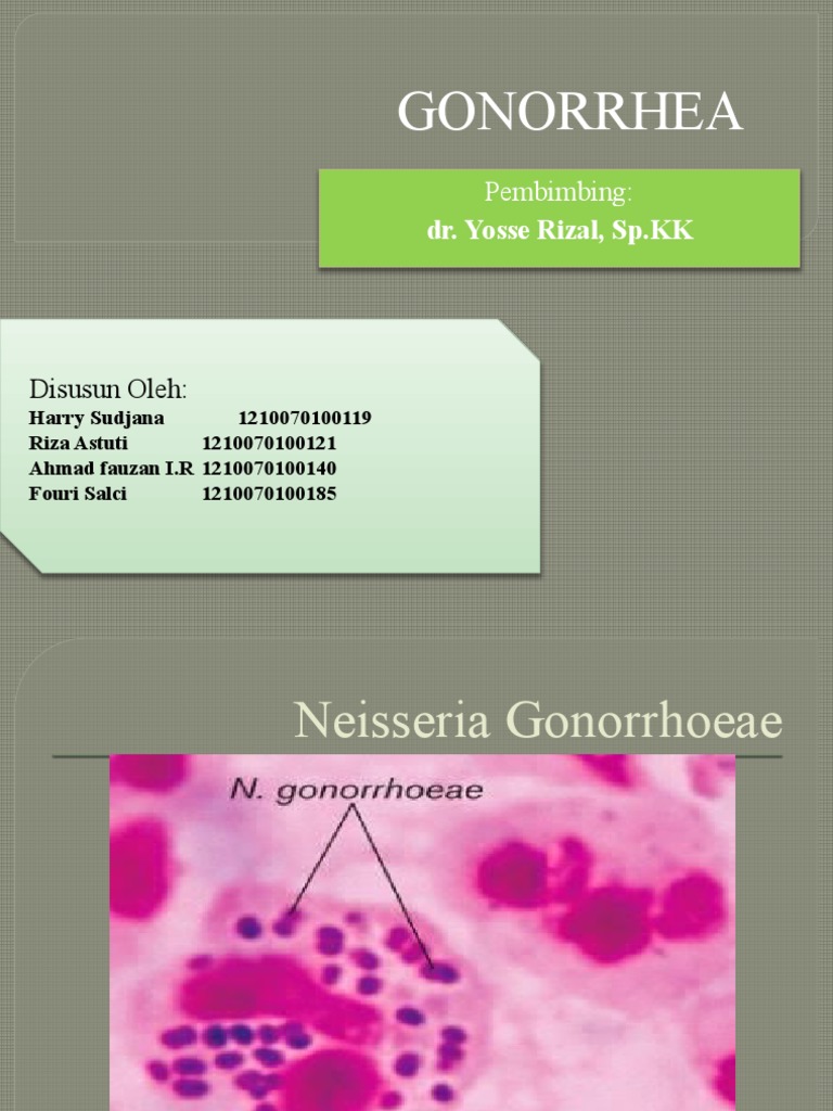 Gonorrhea Ppt Ready 2222 Pdf 6356