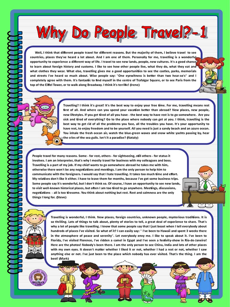 Why Do People Travel | PDF