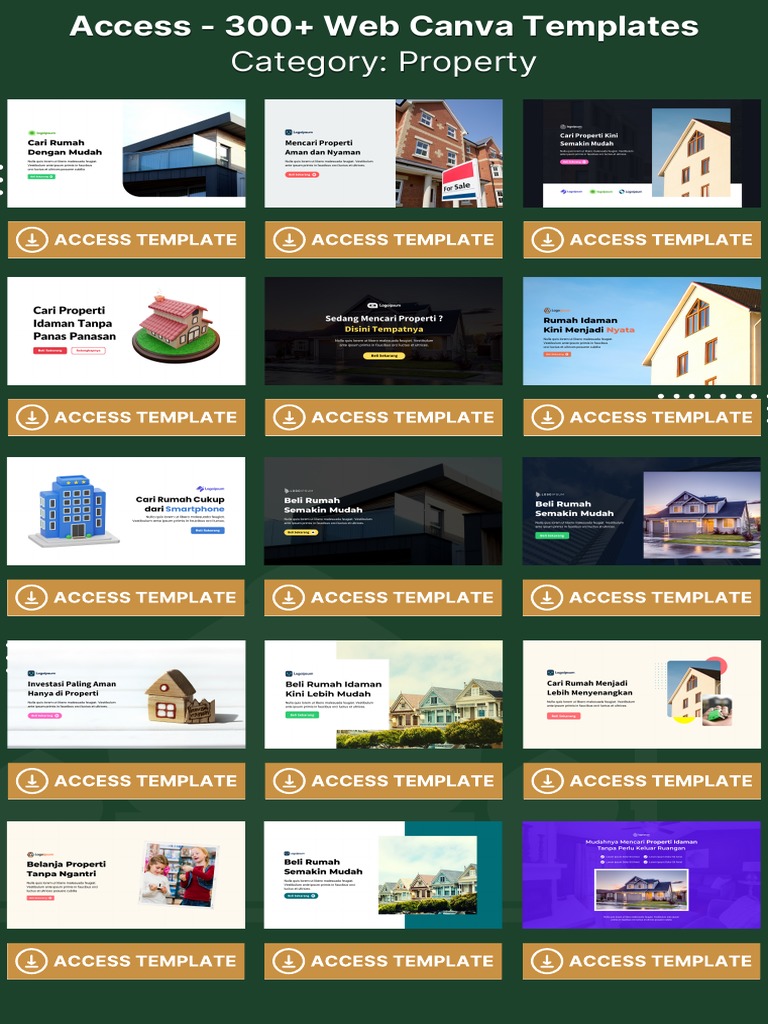 MODUL 15 - 300+ Web Canva Templates | PDF