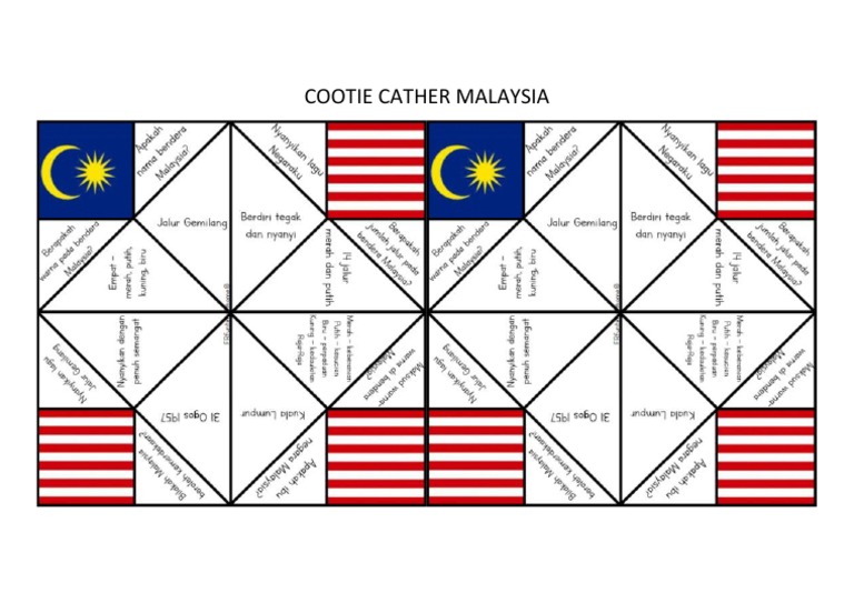 Cootie Catcher Malaysia | PDF