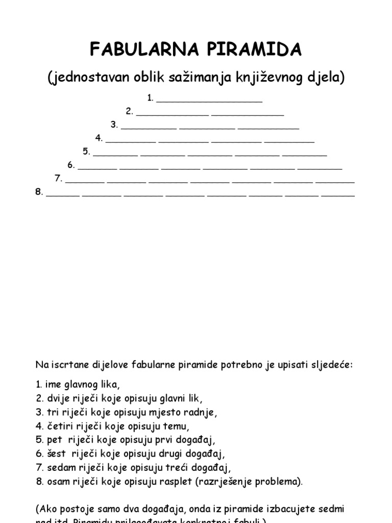 Fabularna Piramida | PDF