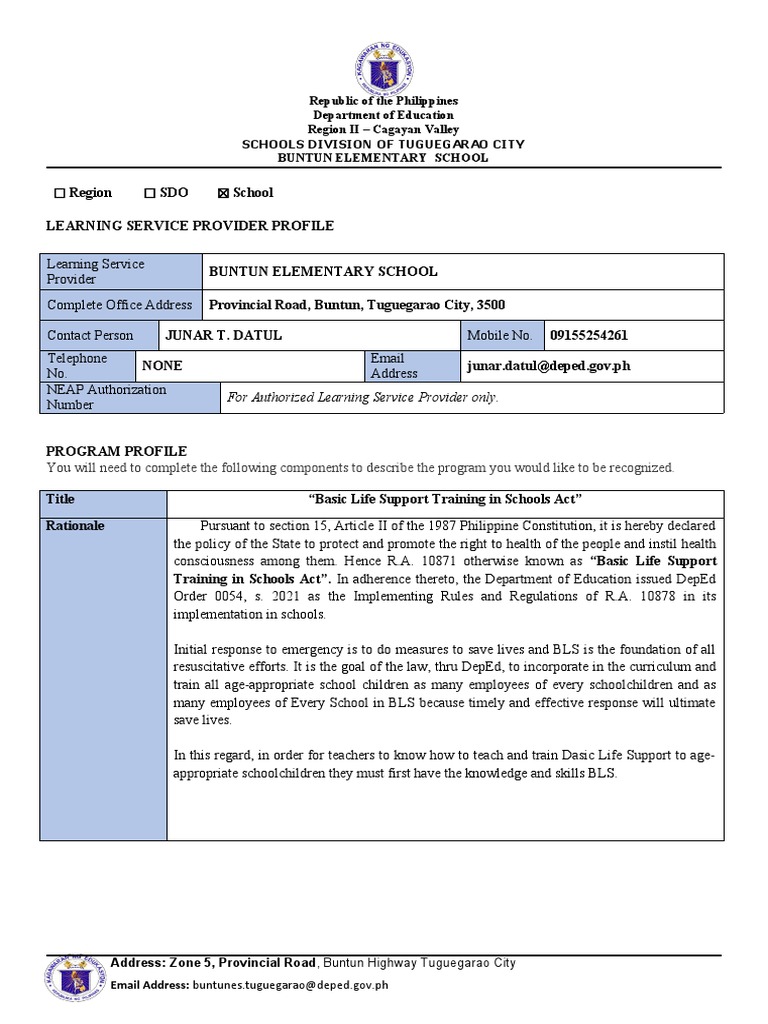 Mid Year Inset Proposal Buntun Es | PDF