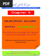 75 Quranic Duas for Daily Use | PDF | Surah | Quran