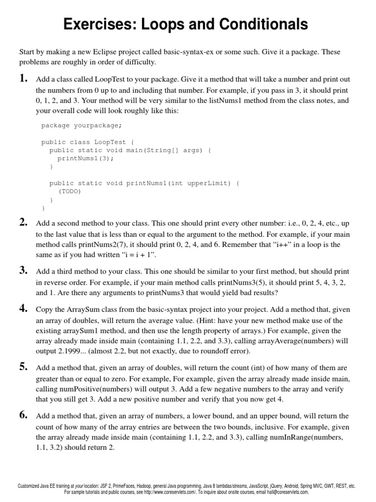 Exercises Basic Syntax Easier | PDF | Computer Programming | Computing Exercises Basic Syntax Easier | PDF | Computer Programming | Computing