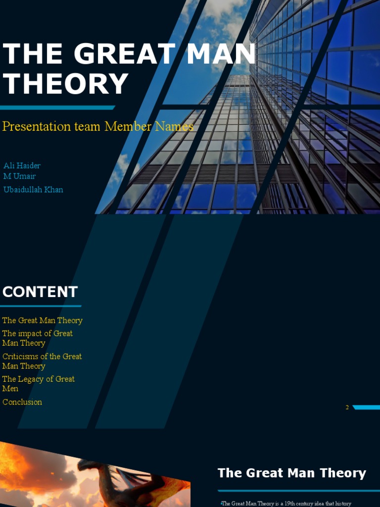 The Great Man Theory | PDF