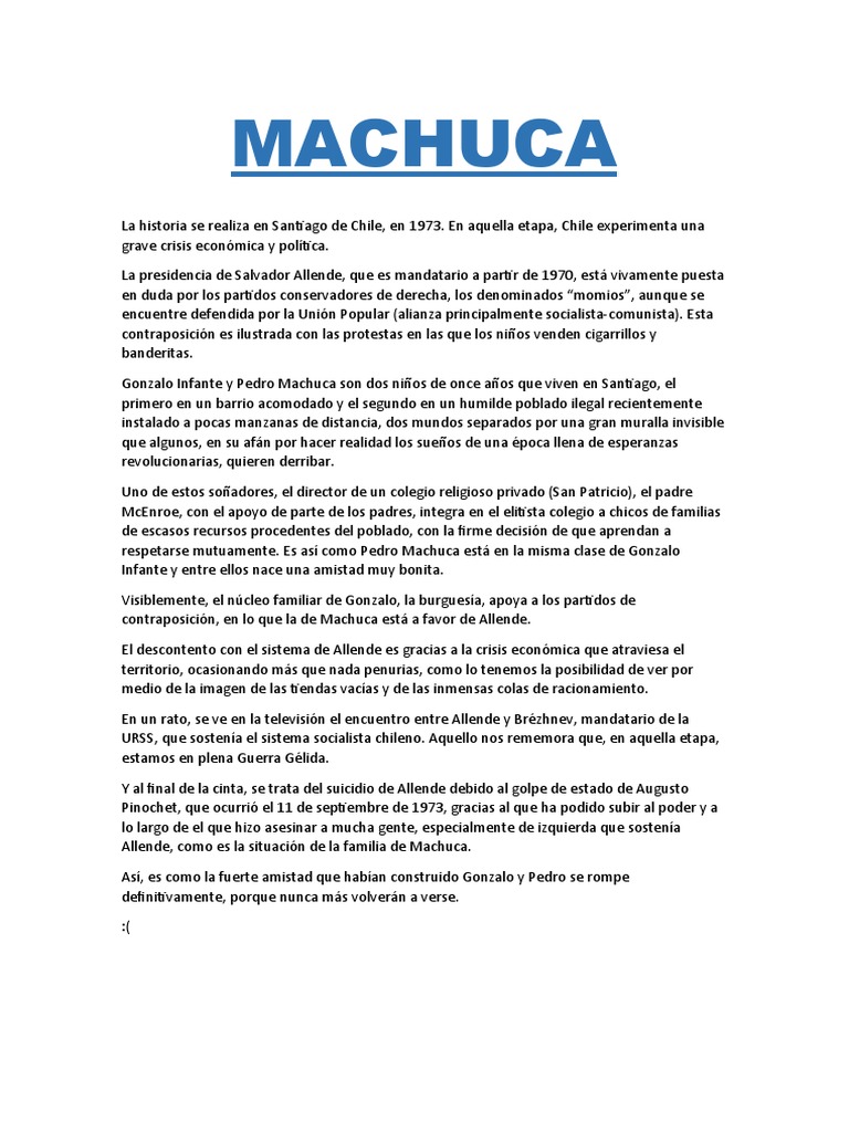 MACHUCA | PDF