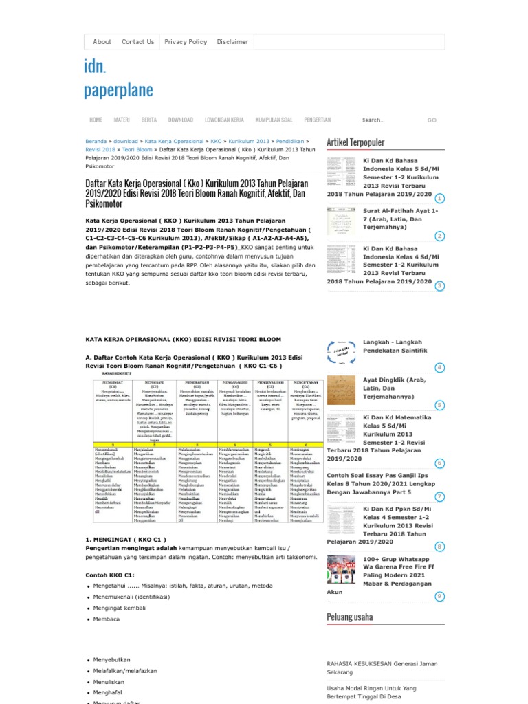 Idn. Paperplane | PDF