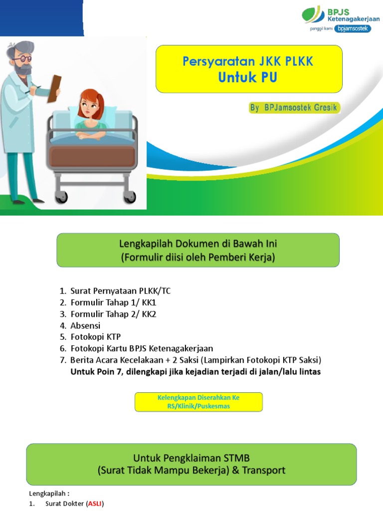 Persyaratan JKK PLKK Pu | PDF