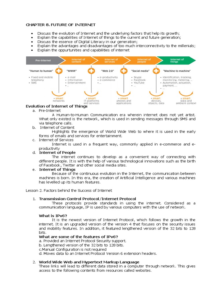 Chapter 8-Future of The Internet | PDF | Internet | Computer Network
