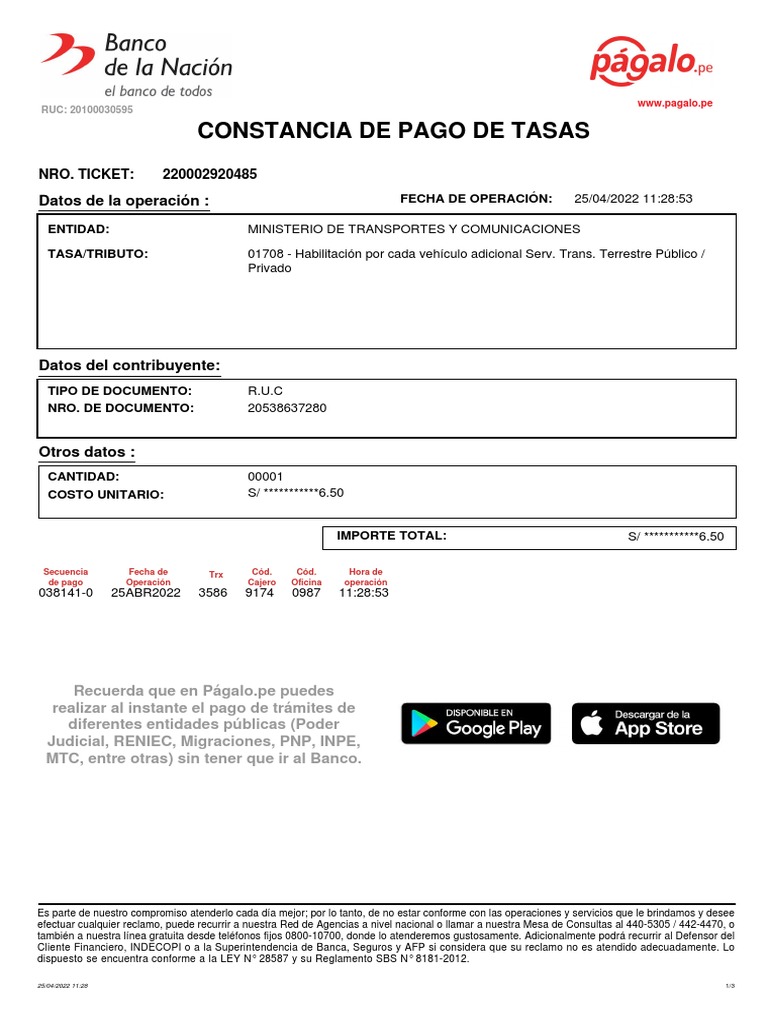 Boucher de Pagos | PDF | Bancos | Seguro