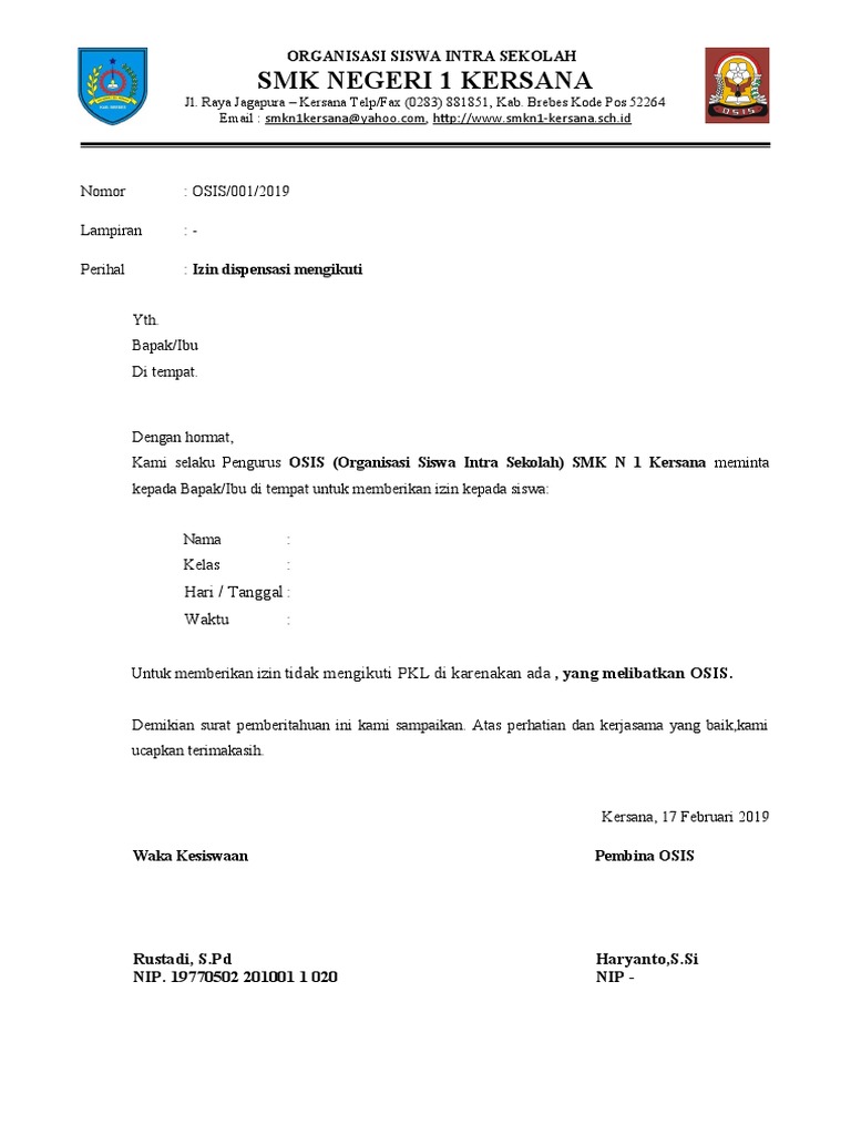 Dispen PKL Mentahan | PDF