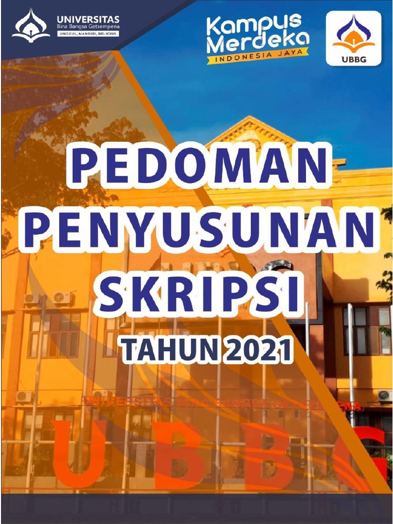 PEDOMAN PENYUSUNAN SKRIPSI | PDF