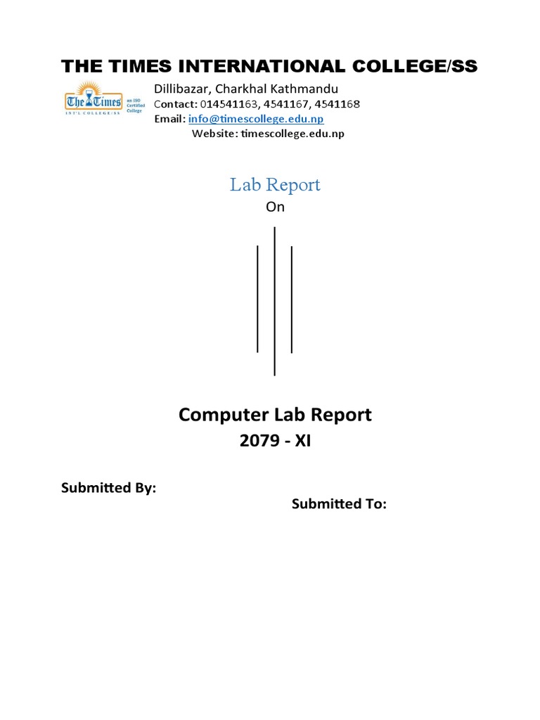 Computer Lab Report | PDF | Microsoft Office | Microsoft Word