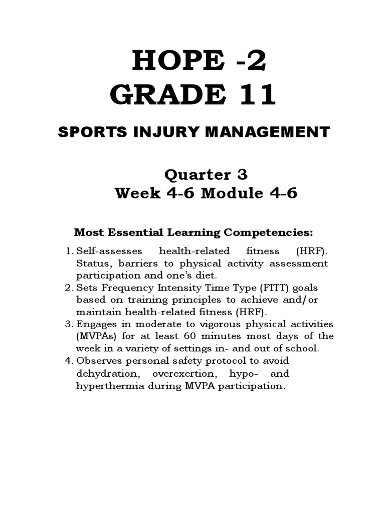 Module 4-6 Material | PDF | Cardiopulmonary Resuscitation | Concussion