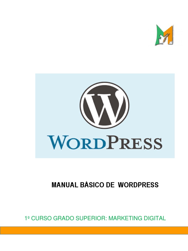 Manual de Usuario Wordpress | PDF | Word Press | Blog