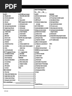 Server Sidework Checklist | PDF | Restaurants | Home