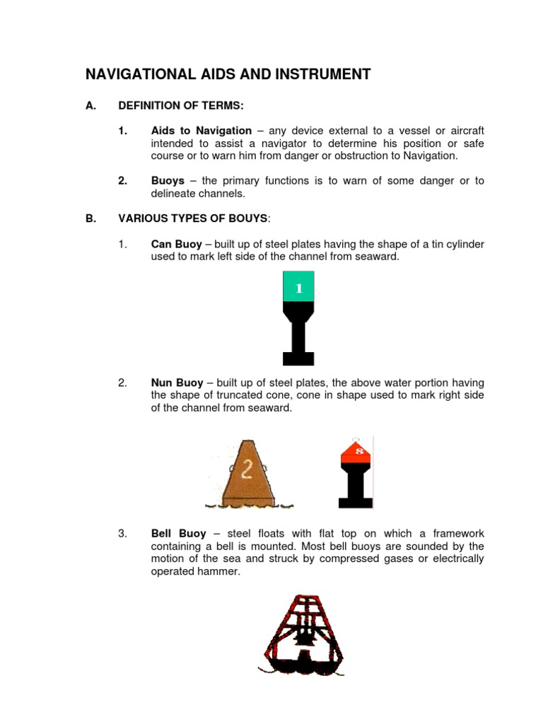 Navigational Aids & Instruments | PDF | Navigation | Compass