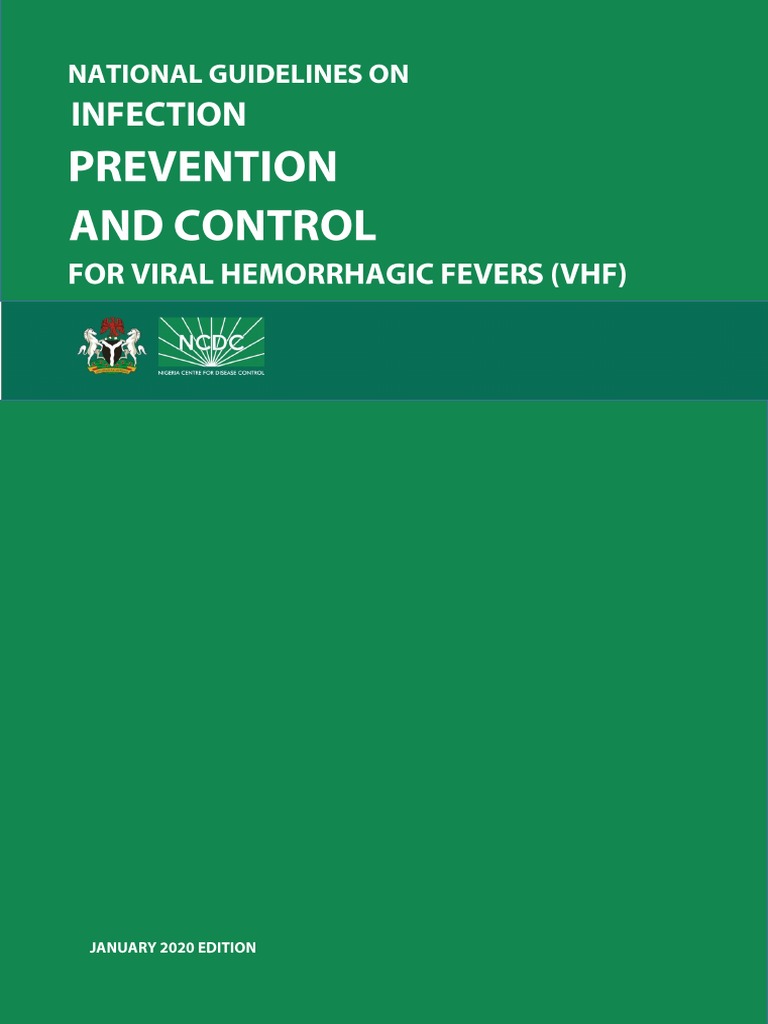 VHF Infection Control Guidelines 2020 | PDF | Infection | Virus