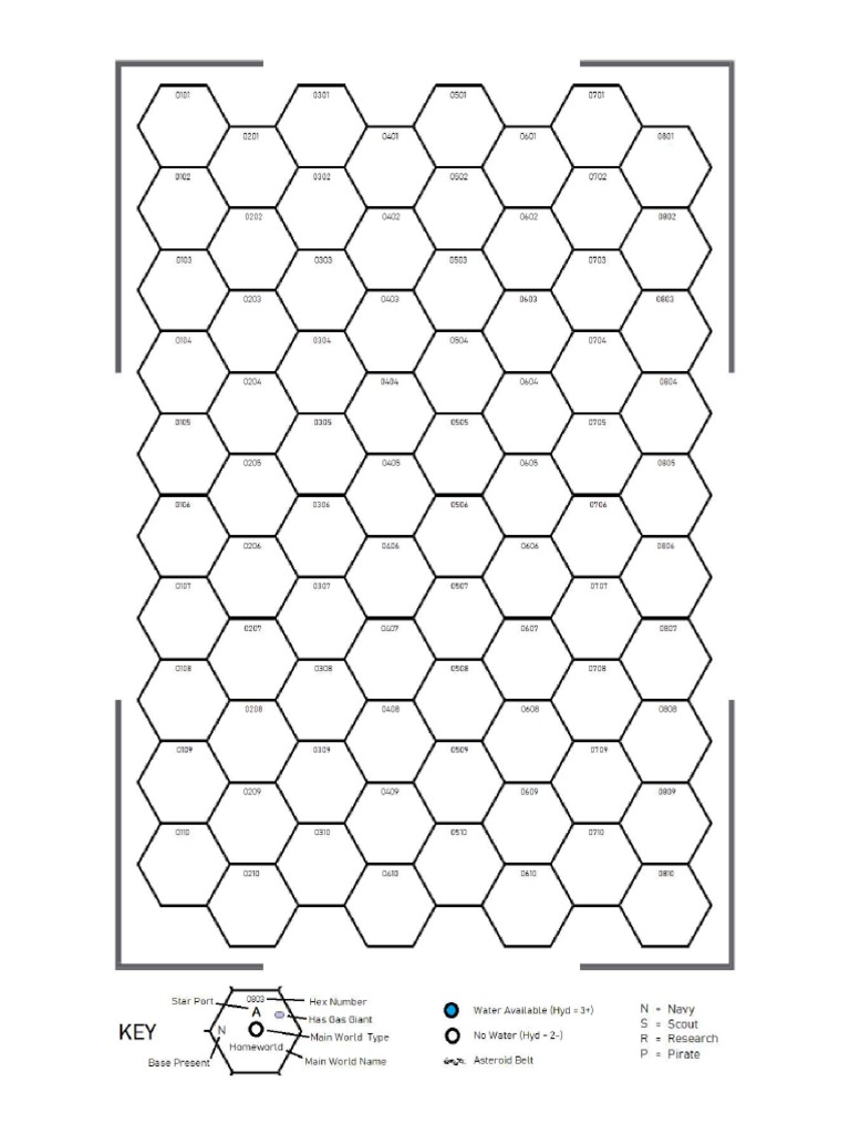 Cepheus Symbol Subsector Map | PDF