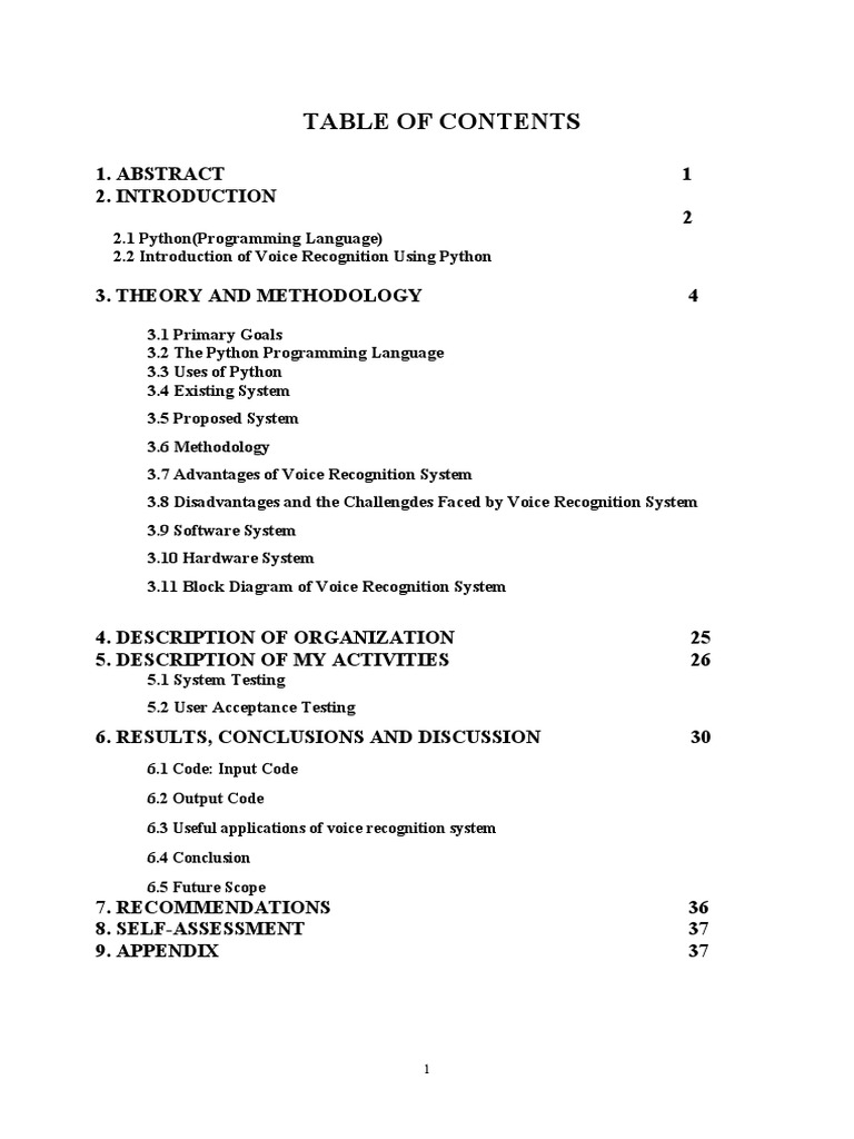 Voice Recognition Using Python | PDF