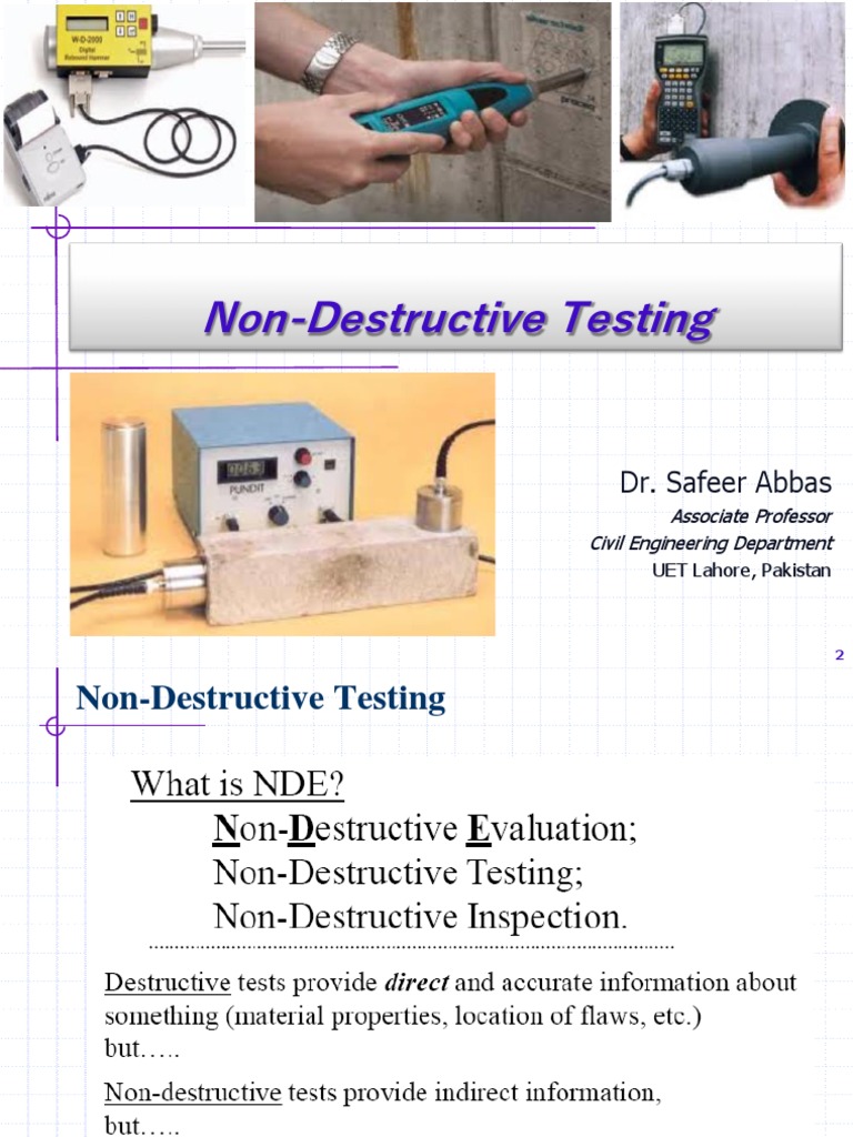Non Destructive Testing | PDF