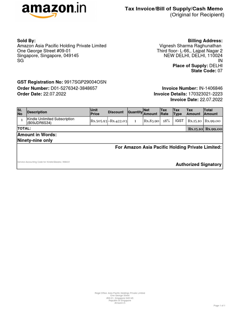 Kindle | PDF | Invoice | Government