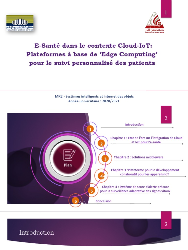E-Santé: Cloud-IoT et Edge Computing | PDF | Internet des objets | Cloud computing