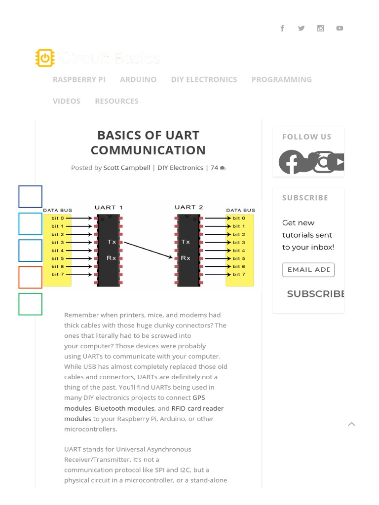 Basics of UART Communication | PDF | Liquefied Petroleum Gas | Computer ...