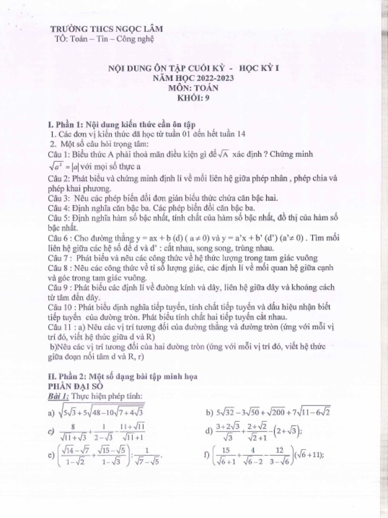 Khoi-9 05122022 | PDF