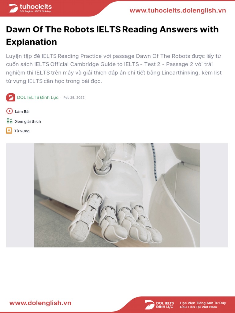 Dawn of The Robots | PDF | Robot | Robotics