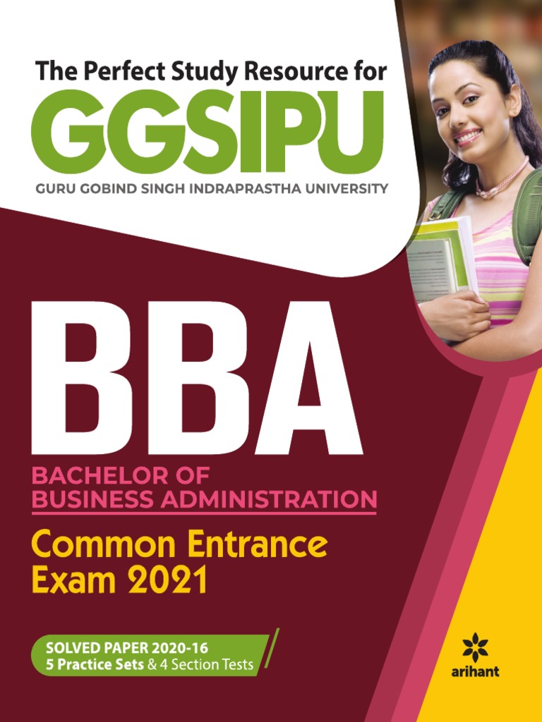 GGSIPU BBA Exam Guide 2022 - Arihant Experts | PDF | Multiple Choice
