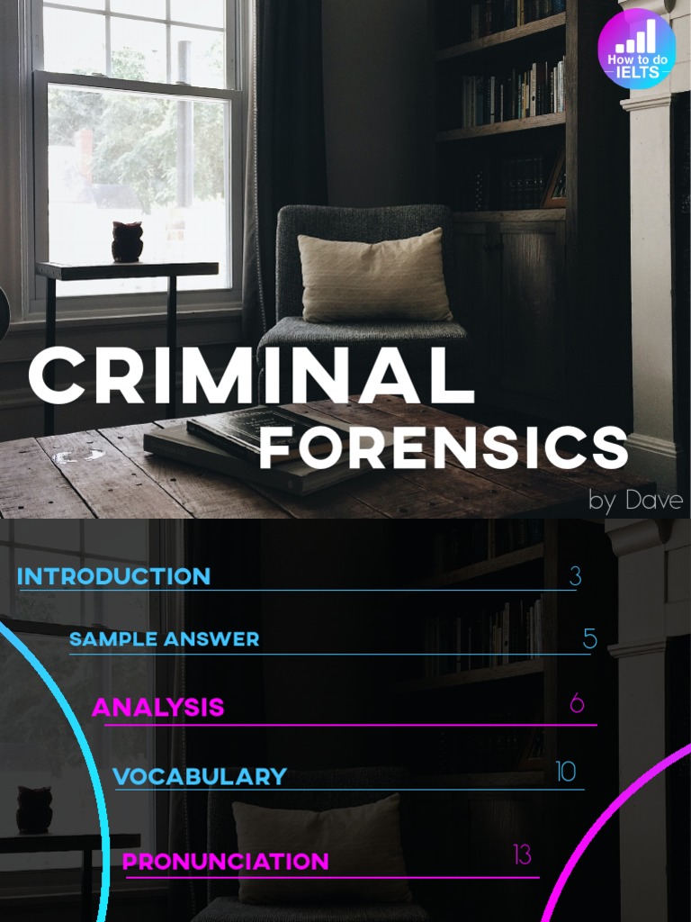 IELTS Ebook Criminal Forensics | PDF | Forensic Science | Dna Profiling