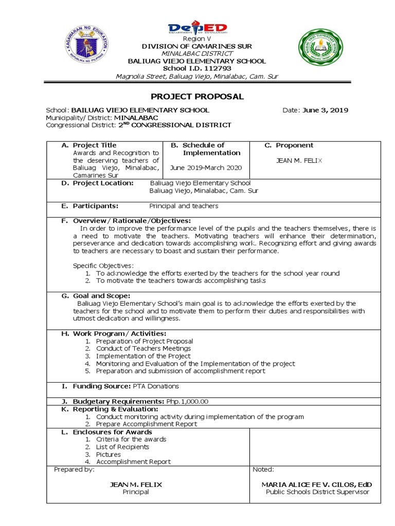 Project Proposal Awards | PDF | Cognition