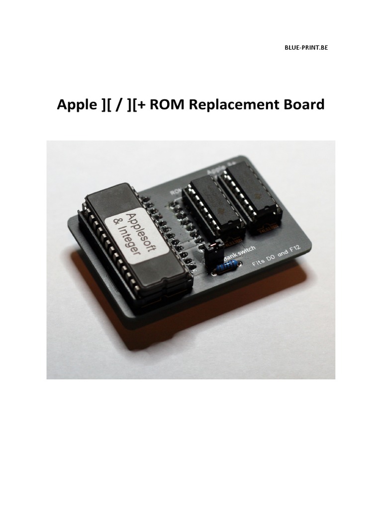Fit Apple ROM Replacement Board for Applesoft & Integer BASIC | PDF ...