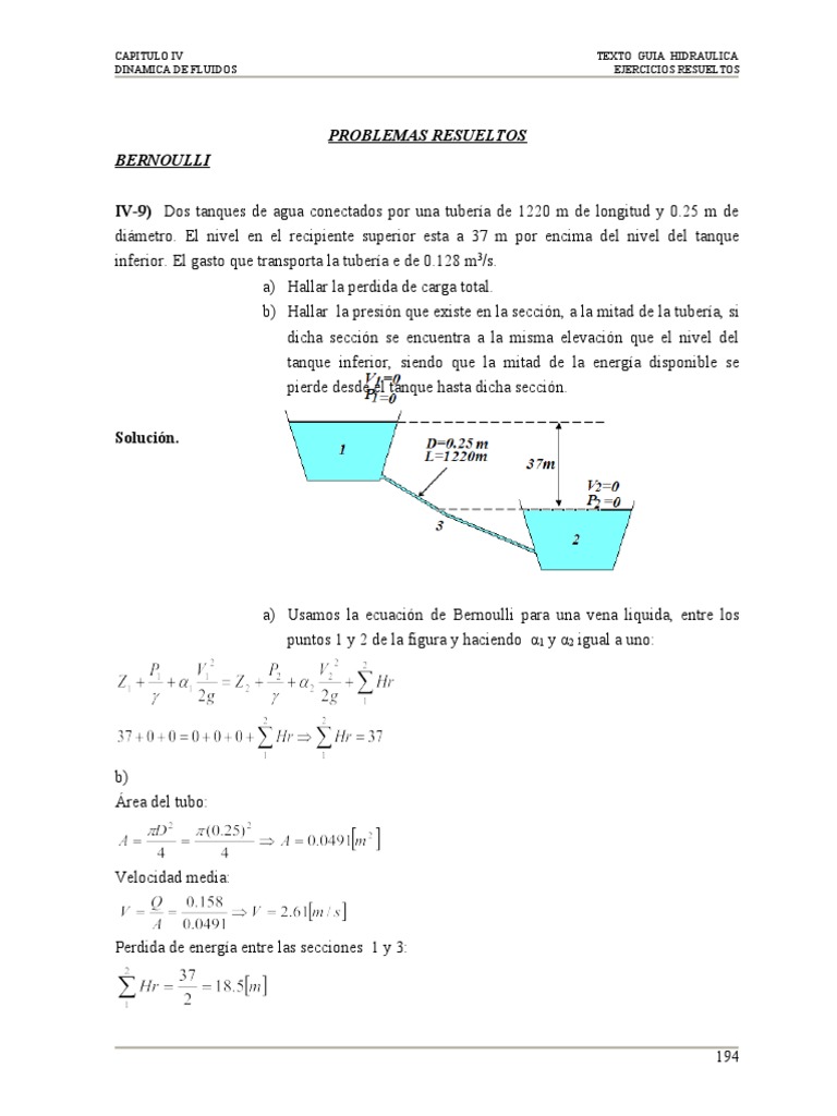6.- Sotelo Capitulo 4, Capitulo 6 (Ejemplos Resueltos) | PDF | Viscosidad | Dinámica de fluidos