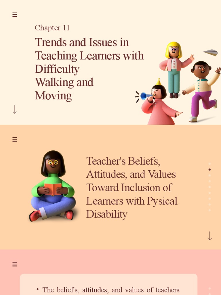 Trends and Issues in Teaching Learners With Difficulty Walking and ...