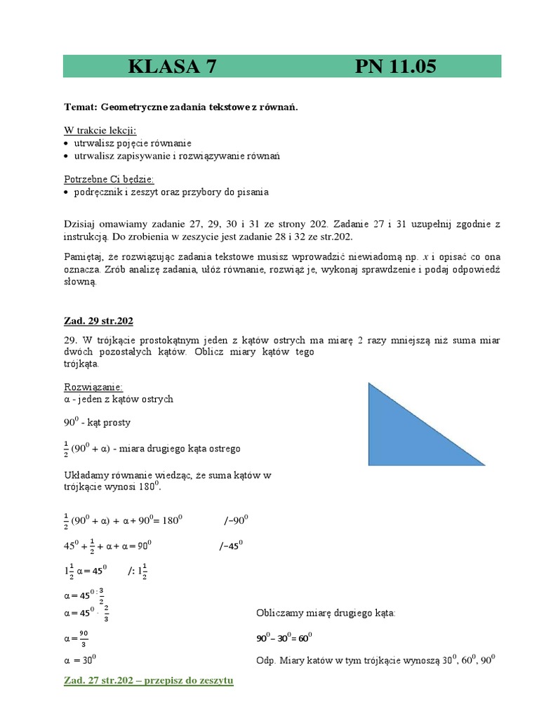 kl7 Matematyka PN 11maj | PDF