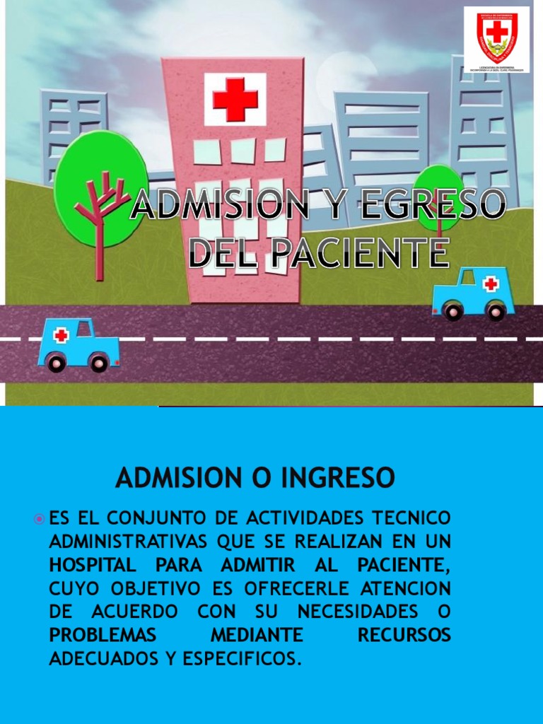 Admision y Egreso de Paciente | PDF | Hospital | Ciencias de la Salud