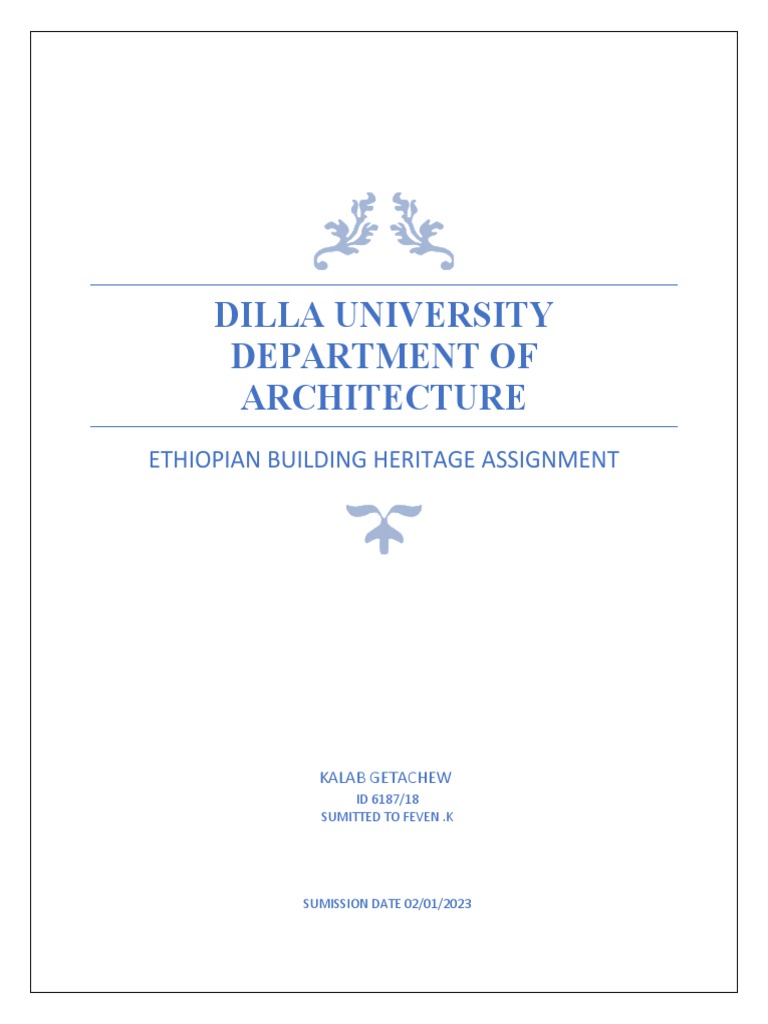 Ethiopian Building Heritage | PDF | Bamboo | Roof