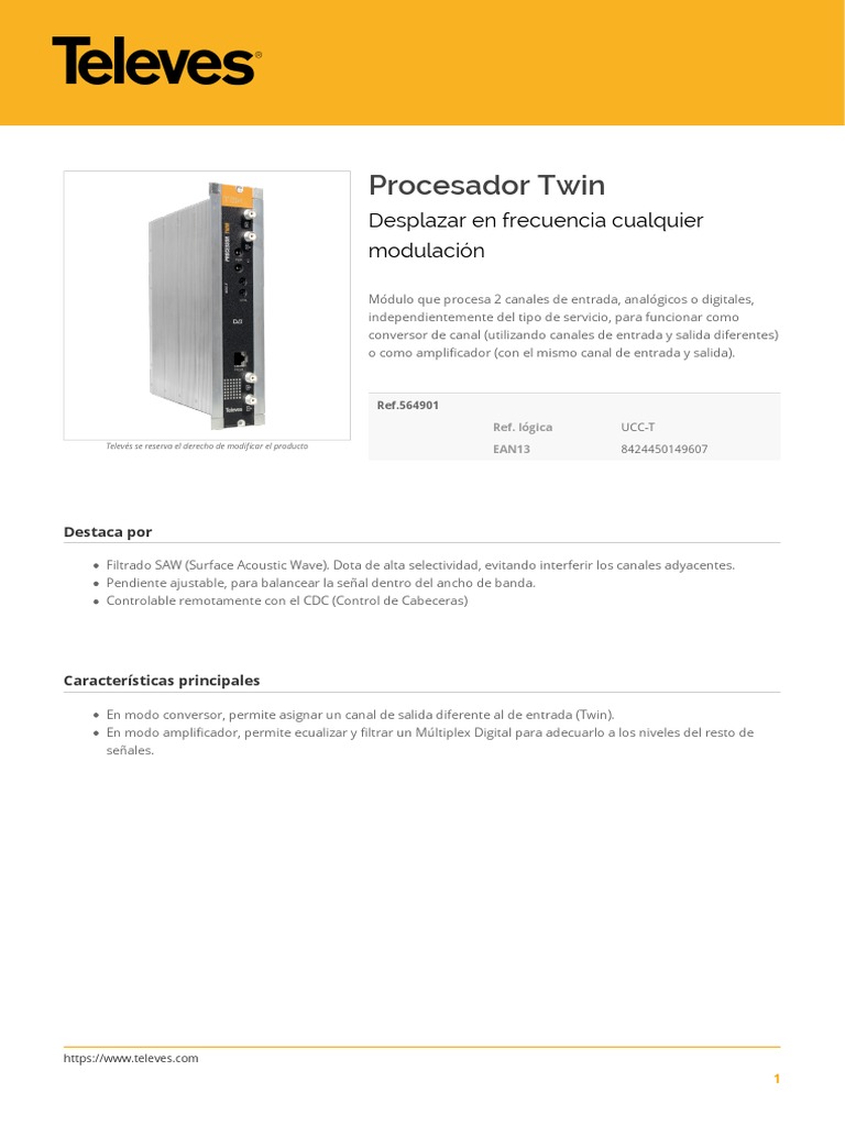 Televes | PDF | Tecnología de información y comunicaciones | Informática