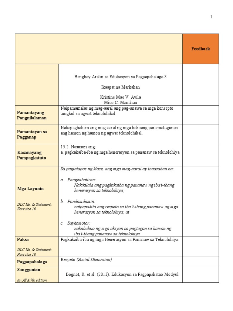 Avila Manahan M | PDF